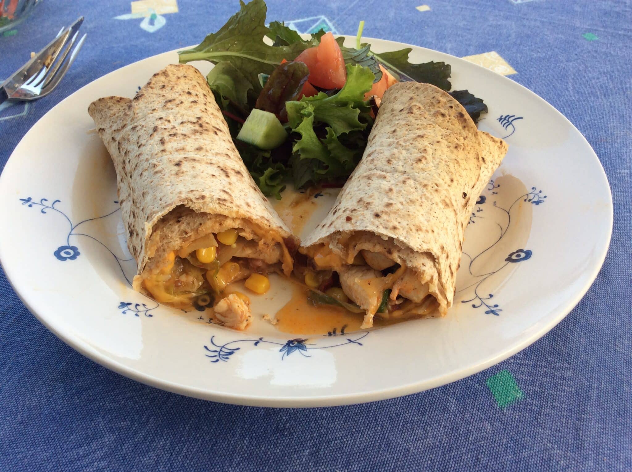Wraps med kylling - Sundere kost